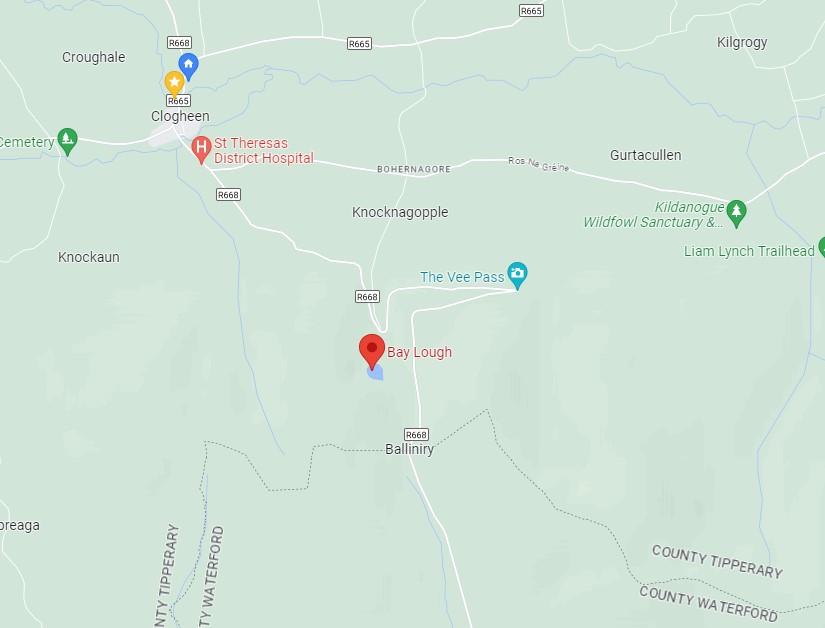 Location - Bay Lough Kayaking